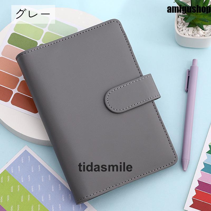 システム手帳 ルーズリーフ 男女兼用 文房具 ピンク ブラック ブルー グレー ホワイト PU カスタマイズ カラバリ豊富 : KSMCヤフーショップ - 通販 - Yahoo!ショッピング