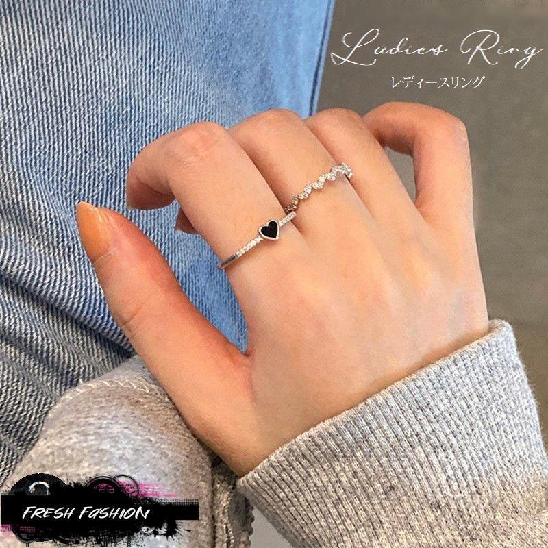 リング 指輪 レディース 女性用 アクセサリー ラインストーン ハート 細め 華奢 かわいい おしゃれ プレゼント ギフト シルバーカラー :0304-f71:KSMCヤフーショップ - 通販 ...