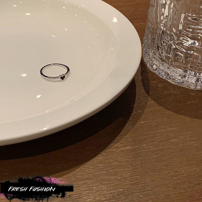 リング 指輪 レディース 女性用 アクセサリー ラインストーン ハート 細め 華奢 かわいい おしゃれ プレゼント ギフト シルバーカラー : 0304-f71 : KSMCヤフーショップ ...