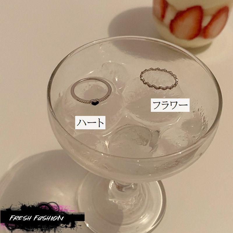 リング 指輪 レディース 女性用 アクセサリー ラインストーン ハート 細め 華奢 かわいい おしゃれ プレゼント ギフト シルバーカラー : 0304-f71 : KSMCヤフーショップ ...