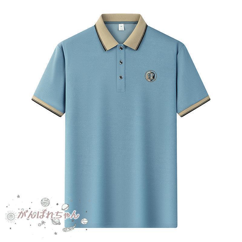 ポロシャツ メンズ ゴルフシャツ半袖 POLO スポーツウェア 夏 涼しい 薄手 uvカット 仕事に便利 高級感 おしゃれ スポーツ ビジネス 仕事着 ギフト : KSMCヤフーショップ ...