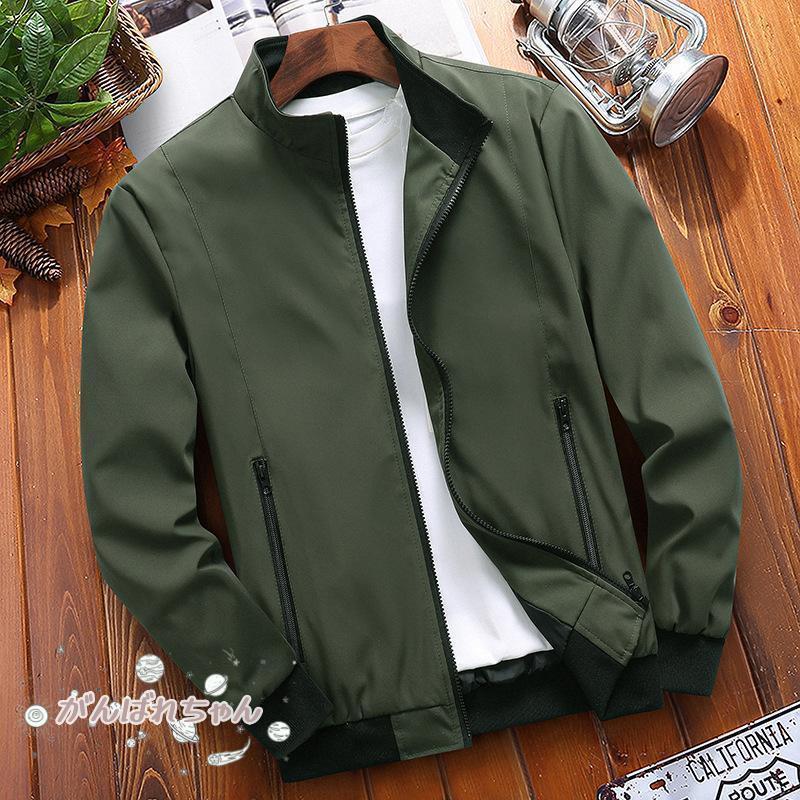 ジャケット メンズ フライトジャケット スタジャン ブルゾン アウター おしゃれ シンプル 春秋 薄手 長袖 ジップアップ フルジップ ジャケット :0304-g244:KSMCヤフーショップ ...