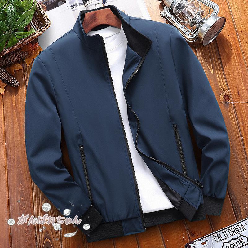 ジャケット メンズ フライトジャケット スタジャン ブルゾン アウター おしゃれ シンプル 春秋 薄手 長袖 ジップアップ フルジップ ジャケット :0304-g244:KSMCヤフーショップ ...