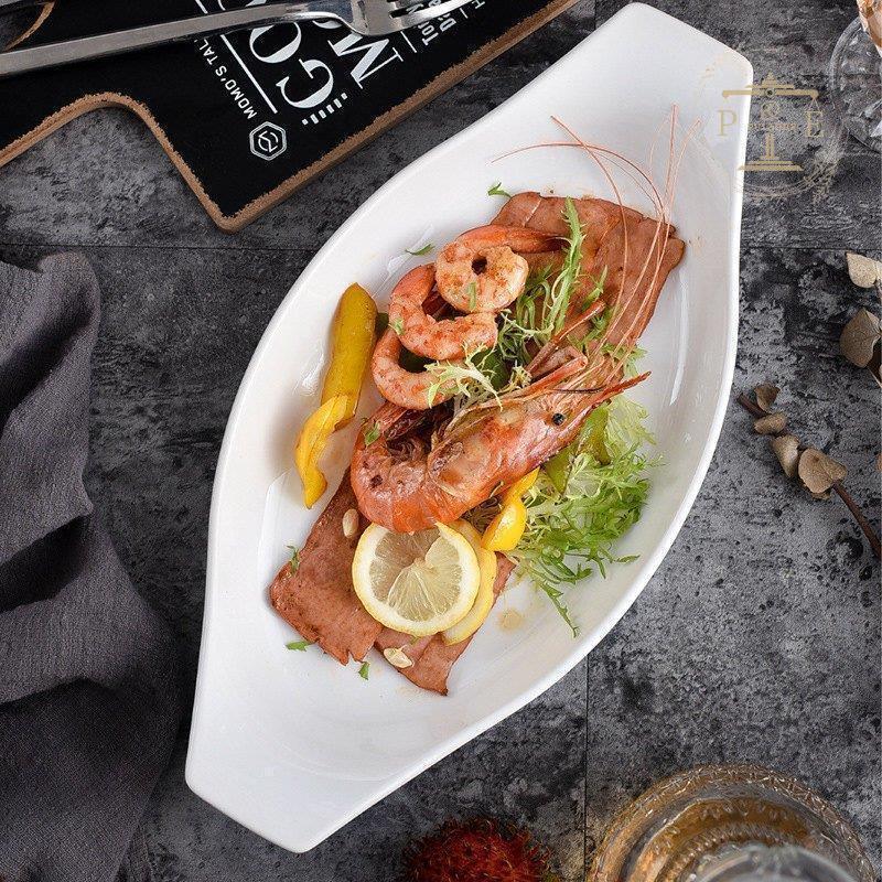 皿 大皿 プレート 食器 キッチン用品 器 パスタ 料理 シック シンプル ホームパーティー ギフト ホワイトスタイリッシュ シャープデザイン : KSMCヤフーショップ - 通販 ...