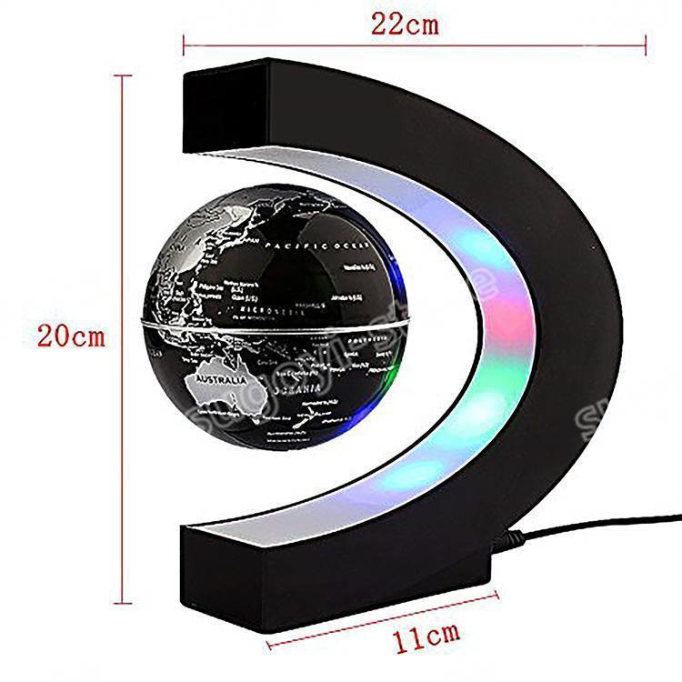 ブランド登録なし 磁気浮上地球儀 C型 世界地図 LEDライト 球体 自動回転 浮くライトアップ リニア型 飾りオフィス カラフル 点灯 : KSMCヤフーショップ - 通販 - Yahoo ...