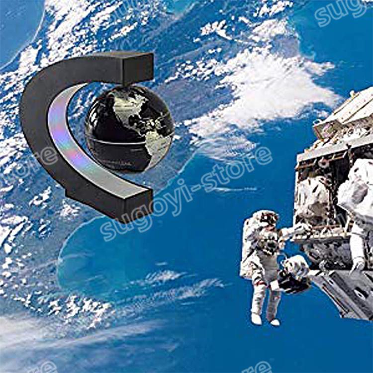 磁気浮上地球儀 C型 世界地図 LEDライト 球体 自動回転 浮くライトアップ リニア型 飾りオフィス カラフル 点灯 :0304-z694:KSMCヤフーショップ - 通販 - Yahoo ...