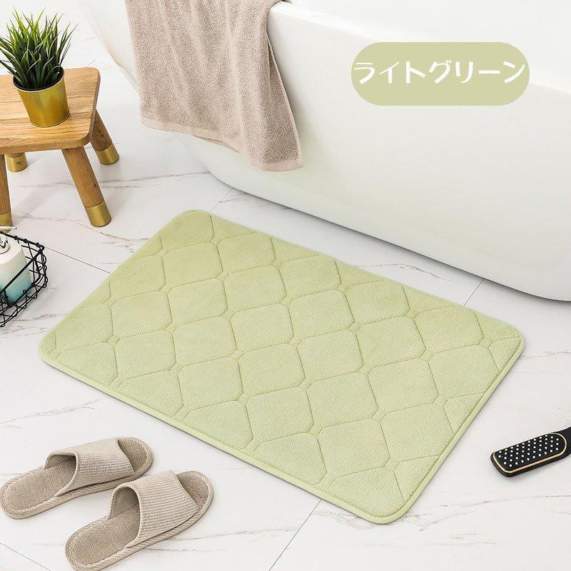 バスマット 吸水 速乾 滑り止め 安全 おしゃれ 丸洗い シンプル マイクロファイバー ふわふわ :0304-z887:KSMCヤフーショップ - 通販 - Yahoo!ショッピング