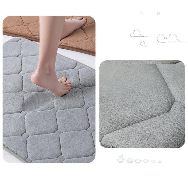 バスマット 吸水 速乾 滑り止め 安全 おしゃれ 丸洗い シンプル マイクロファイバー ふわふわ :0304-z887:KSMCヤフーショップ - 通販 - Yahoo!ショッピング