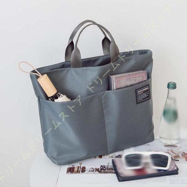 手提げ トートバッグ レディース ナイロン 無地 軽量 丈夫 大容量 おしゃれ 軽いカバン ファッション 通勤バッグ 撥水 通勤 通学 オフィス 出張 手提げバッグ : 0308-d677 ...