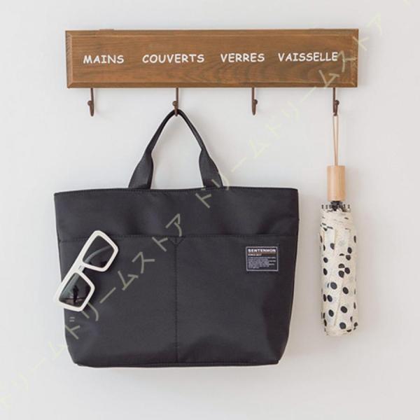 手提げ トートバッグ レディース ナイロン 無地 軽量 丈夫 大容量 おしゃれ 軽いカバン ファッション 通勤バッグ 撥水 通勤 通学 オフィス 出張 手提げバッグ : 0308-d677 ...