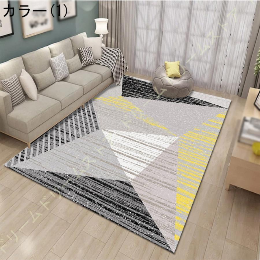 ラグ カーペット 低反発 ラグマット 防音 洗える 滑り止め付 床暖房 ホットカーペット対応 防ダニ 抗菌 撥水加工 ふわっと手触り フランネル 北欧 柄 柔らか : 0308-x122 ...