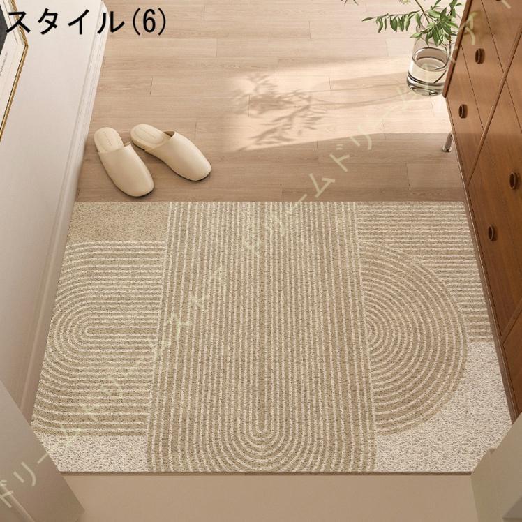 玄関マット 屋外 泥落とし 北欧風 洗える 室内 おしゃれ ラバー ゴム 滑り止め 大判 風水 長方形 大きめ かわいい 大理石調 DIY ウェルカム PVC : KSMCヤフーショップ ...