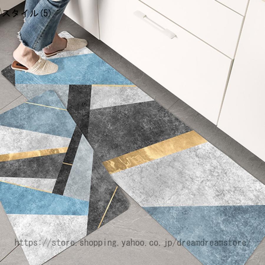 キッチンマット 防水 傷防止 キズ防止シート キッチン保護シート 台所 フローリングマット PVCマット ズレ防止 滑り止め 拭ける お手入れ簡単 洗濯不要 透明 :0308-x818 ...