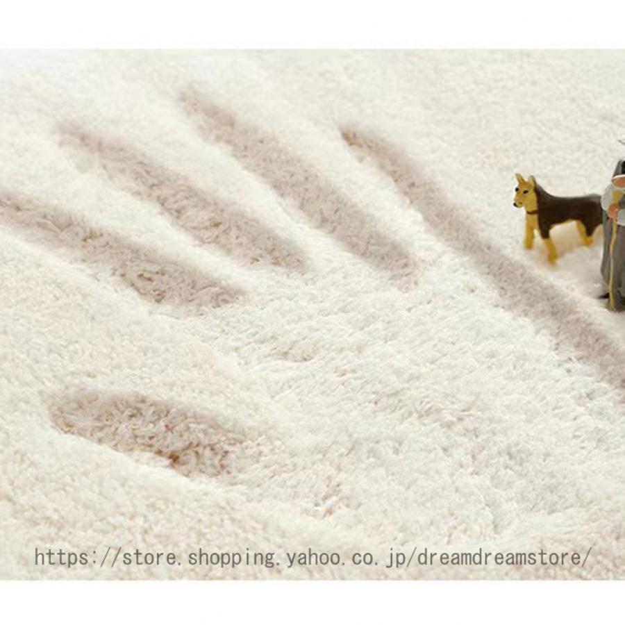 丸形 ラグ マット 花柄 円形 洗える ふわふわ シャギー ラグペット 丸洗い 防ダニ 滑り止め ラグマット 丸型 北欧 カーペット ホットカーペットカバー 春 夏 :0308-x895 ...