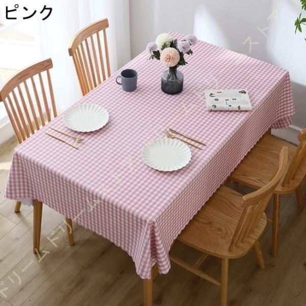 テーブルクロス 長机用 撥水加工 無地 ギンガムチェック柄 会議テーブル イベントや展示会にも 来客時 クリスマス 記念日 カジュアル インテリア 白色 水色 :0308-y200:KSMC ...