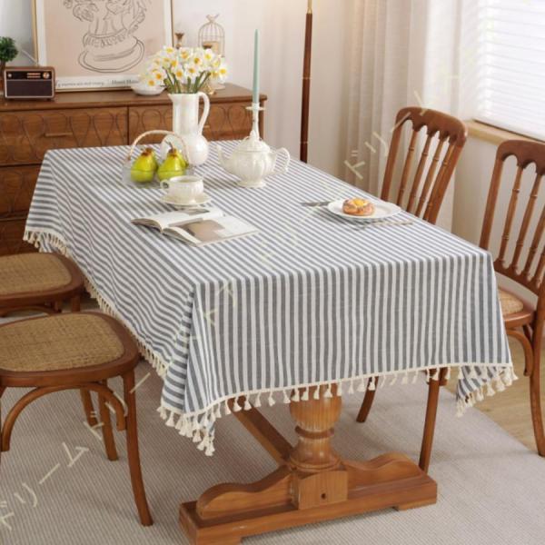 テーブルカバー ファッション テーブルクロス 北欧 コットンリネン テーブルクロス パーティー キッチン リビングルーム デコレーション 美しい フリンジ : 0308-y827 : KSMC ...