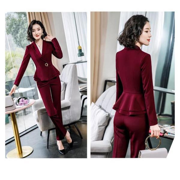 スーツ レディース パンツスーツ スカートスーツ 2type ビジネス リクルート OL テーラード ストレッチ 女性 : KSMCヤフーショップ - 通販 - Yahoo!ショッピング