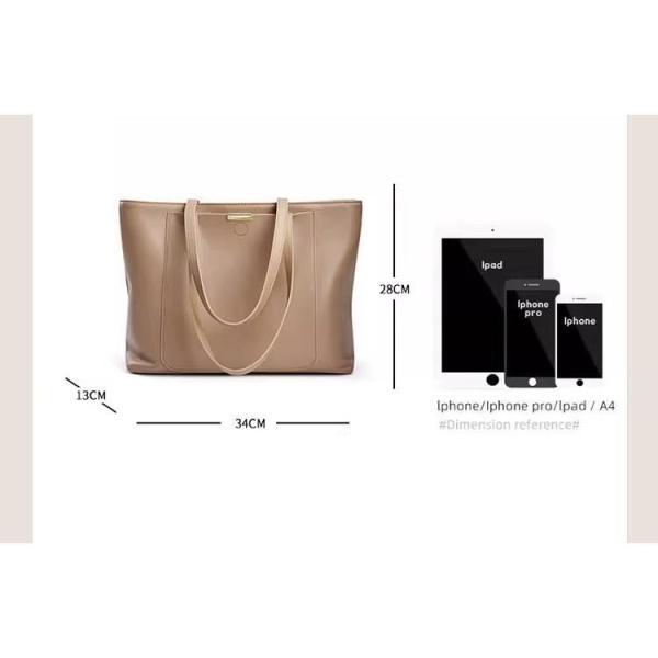 ブランド登録なし トートバッグ 牛革100% 革 本革 大きめ 耐摩擦 耐久 2WAY A4 B4 14インチPC対応 通勤 通学 カジュアル トート ビジネスバッグ 50代 40代 30代 ...