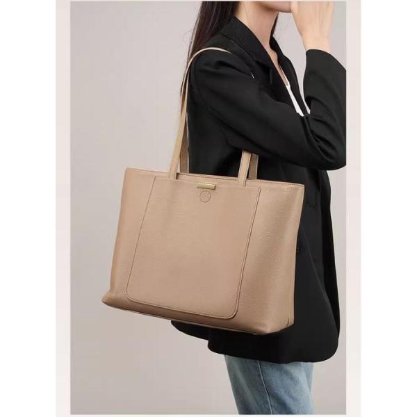 ブランド登録なし トートバッグ 牛革100% 革 本革 大きめ 耐摩擦 耐久 2WAY A4 B4 14インチPC対応 通勤 通学 カジュアル トート ビジネスバッグ 50代 40代 30代 ...