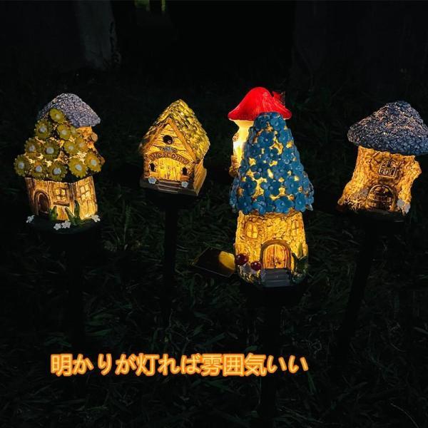 ガーデンライト ソーラー イルミネーション 光る 庭 花壇 ガーデニング 屋外 LEDライト コンセント ソーラーライト 自動点灯 こや 小屋 防水 アニメーション調 : KSMCヤフー ...