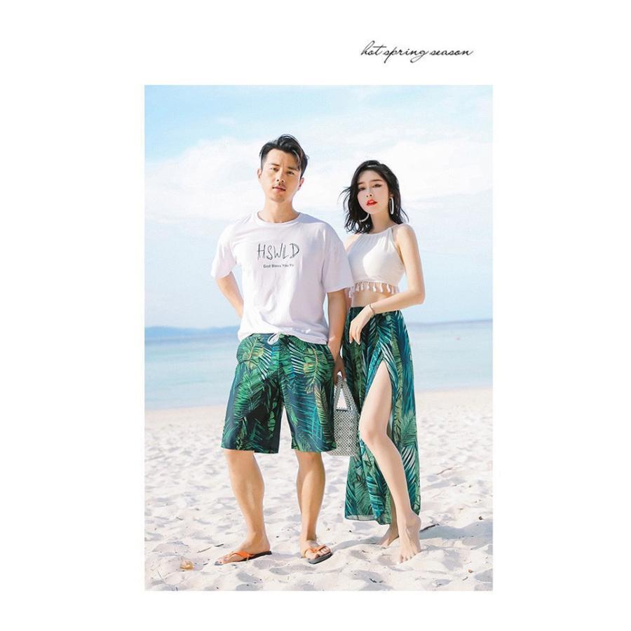 ♪カップルお揃い 水着 ペアルック レディース水着 サーフパンツ タンキニ ペア水着 レディース メンズ 体型カバー : 0828-y62 : KSMCヤフーショップ - 通販 - Yahoo ...