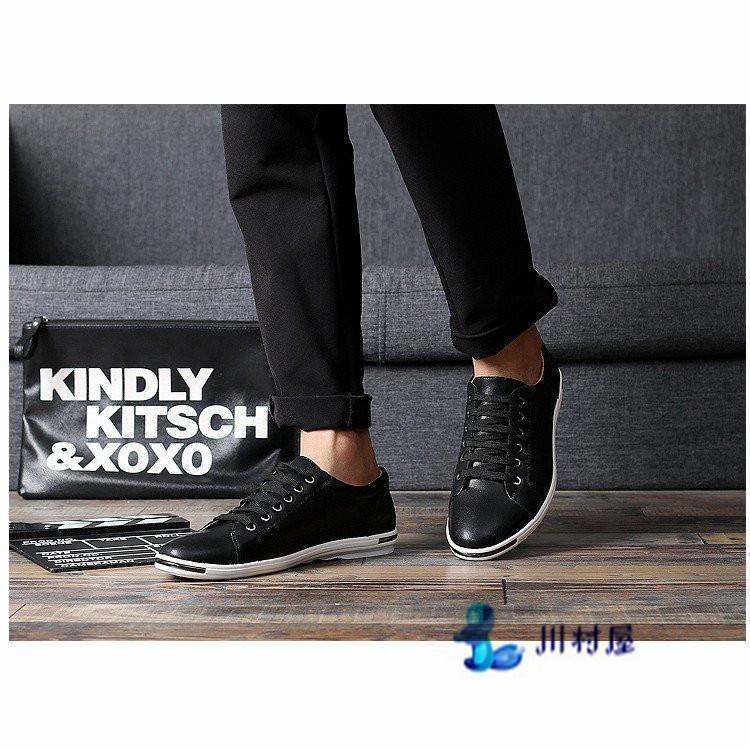 スニーカー メンズ 白 黒 赤 PU 白スニーカー ローカット カジュアル おしゃれ 40代50代 靴 シューズ :1219-x257:KSMCヤフーショップ - 通販 - Yahoo!ショッピング