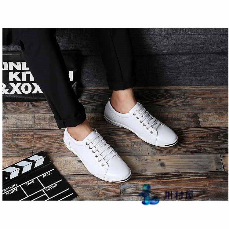 スニーカー メンズ 白 黒 赤 PU 白スニーカー ローカット カジュアル おしゃれ 40代50代 靴 シューズ :1219-x257:KSMCヤフーショップ - 通販 - Yahoo!ショッピング