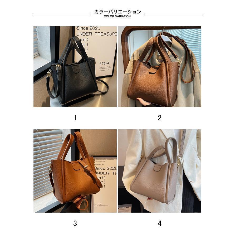 ショルダーバッグ レディース ハンドバッグ PUレザー 無地 2WAY 大容量 肩掛け 斜めがけ 小物収納 ストラップ スナップボタン シンプル : KSMCヤフーショップ - 通販 ...