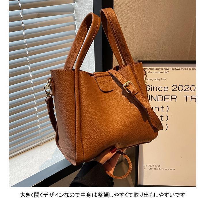 ショルダーバッグ レディース ハンドバッグ PUレザー 無地 2WAY 大容量 肩掛け 斜めがけ 小物収納 ストラップ スナップボタン シンプル : KSMCヤフーショップ - 通販 ...