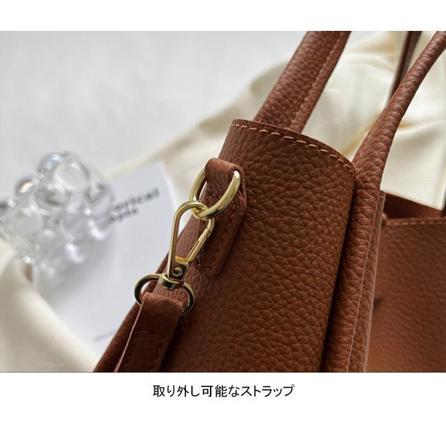 ショルダーバッグ レディース ハンドバッグ PUレザー 無地 2WAY 大容量 肩掛け 斜めがけ 小物収納 ストラップ スナップボタン シンプル : KSMCヤフーショップ - 通販 ...