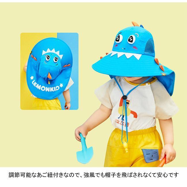 サーフハット キッズ ビーチハット 動物柄 メッシュ 紐つき つば広 たれ付き UVカット 通気性 折りたたみ 可愛い 快適 春夏 : KSMCヤフーショップ - 通販 - Yahoo!ショッピング