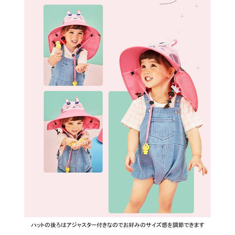 サーフハット キッズ ビーチハット 動物柄 メッシュ 紐つき つば広 たれ付き UVカット 通気性 折りたたみ 可愛い 快適 春夏 : KSMCヤフーショップ - 通販 - Yahoo!ショッピング