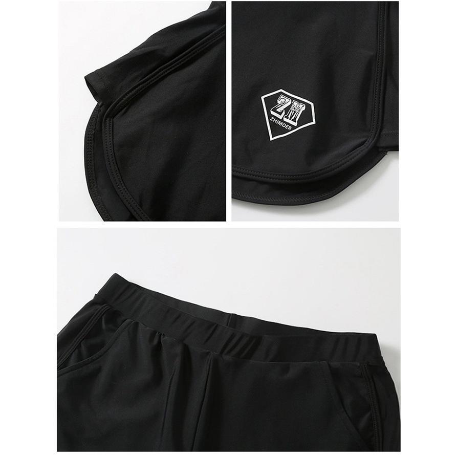 水着 メンズ 上下セット ラッシュガード フィットネス水着 3点セット フィットネス 長袖 水陸両用 サーフパンツ UVカット : KSMCヤフーショップ - 通販 - Yahoo!ショッピング