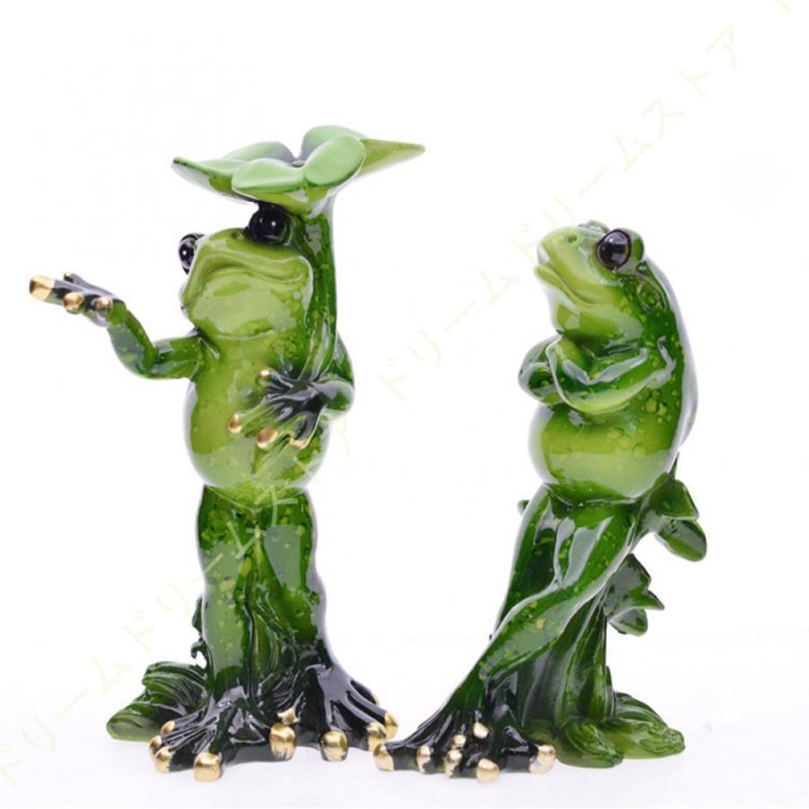 カエル 置物 可愛い かえる 蛙 グッズ かわいいカエルの置物 ベビーキャット ガーデニング 動物オブジェ A ガーデンオーナメント 装飾 フィギュア モチーフ : aki-zw ...
