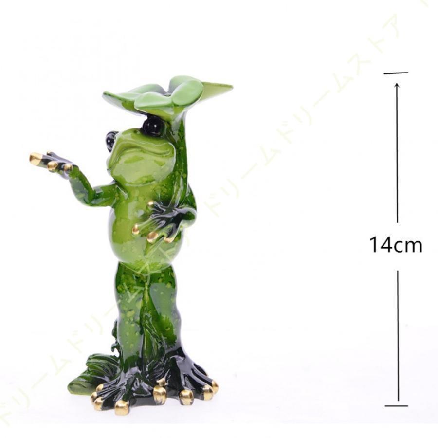 カエル 置物 可愛い かえる 蛙 グッズ かわいいカエルの置物 ベビーキャット ガーデニング 動物オブジェ A ガーデンオーナメント 装飾 フィギュア モチーフ : aki-zw ...