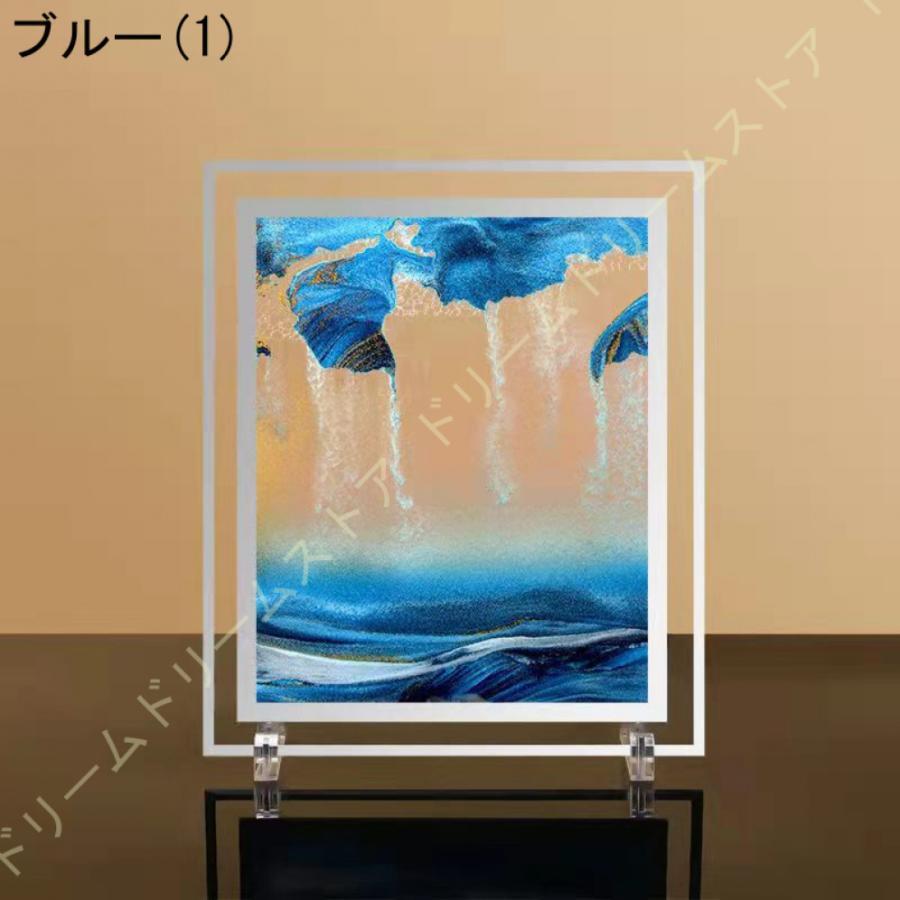 動くアート サンドピクチャー ガラス クリエイティブ インテリア 置物 サンドアート 卓上インテリア 芸術工芸品 砂の絵 3D 砂時計画像 装飾 飾り玄関 部屋飾り : KSMCヤフーショップ ...