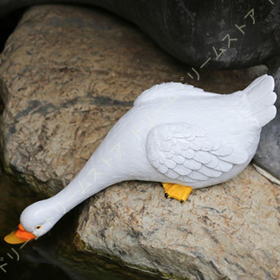 ガーデンオーナメント アヒル かわいい 置物 おしゃれ オーナメント ガーデン ダック 庭飾り あひる ガーデンオブジェ ガーデニング 動物 かわいいアヒル 庭 :aki-zw ...