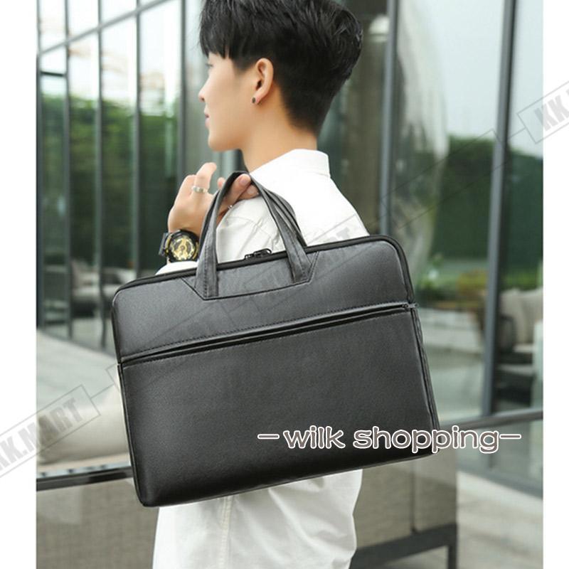 ブリーフケース ビジネスバッグ メンズ pu 防水 大容量 PC対応 就活バッグ リクルート カバン a4 通勤 軽量 トートバッグ : dk-11051630 : KSMCヤフーショップ ...