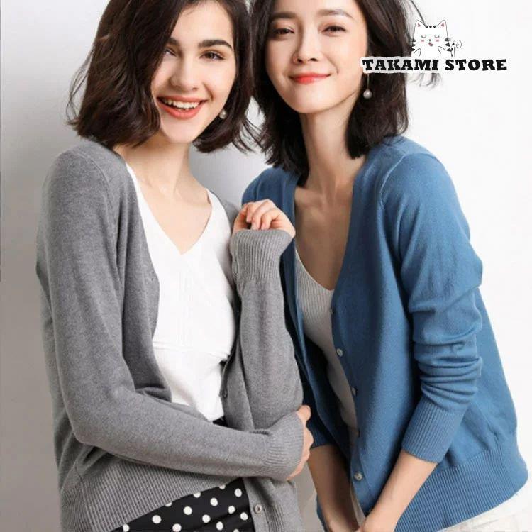 レディース カーディガン春 ニットカーディガン vネック レイヤード トップス サマーカーディガン カーデ 紫外線対策 長袖 春夏秋 大きいサイズ 無地 シ : KSMCヤフーショップ ...