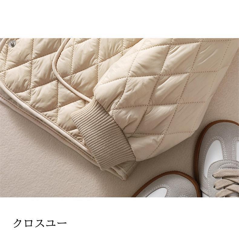 キルティングジャケット レディース 中綿ジャケット シャレ感のある キルトコート ショート丈 シンプル ボタン留め サイズM〜2XL 大人っぽい : KSMCヤフーショップ - 通販 ...