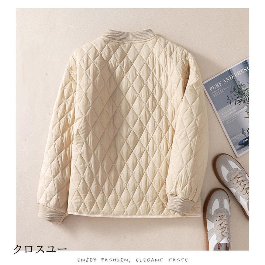 キルティングジャケット レディース 中綿ジャケット シャレ感のある キルトコート ショート丈 シンプル ボタン留め サイズM〜2XL 大人っぽい : KSMCヤフーショップ - 通販 ...