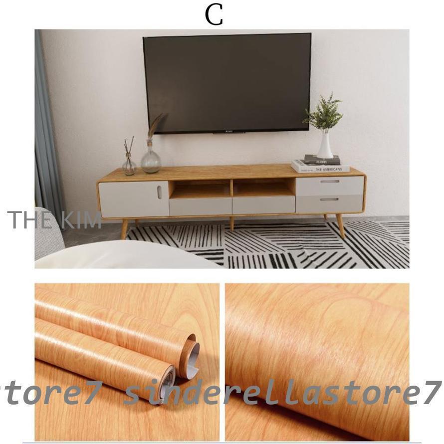 ブランド登録なし 壁紙 壁紙シール リメイクシート 木目 のり付き はがせる カッティングシート 防水 耐熱 防カビ 賃貸 キッチン テーブル 家具 diy : KSMCヤフーショップ ...