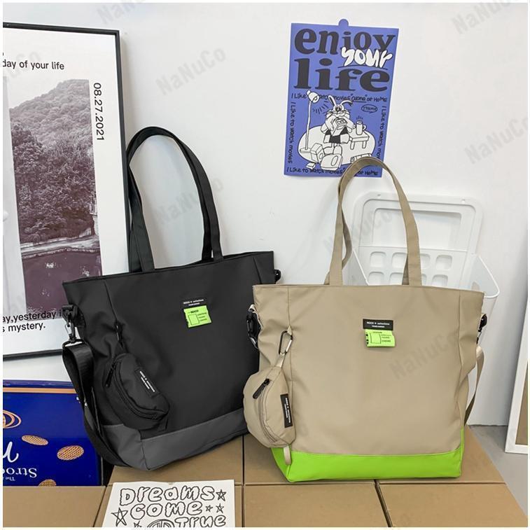 ブランド登録なし トートバッグ メンズ 大きめ 2way 通勤バッグ 軽い a4 ビジネスバッグ 大容量 縦長 ナイロン トート 男性 男子 鞄 カジュアル 撥水 スポーツ おしゃれ ...