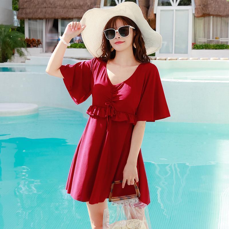 大きいサイズ 水着 レディース 体型カバー ワンピース ぽっちゃり 30代 40代 50代 60代 ママ水着 リゾート : KSMCヤフーショップ - 通販 - Yahoo!ショッピング