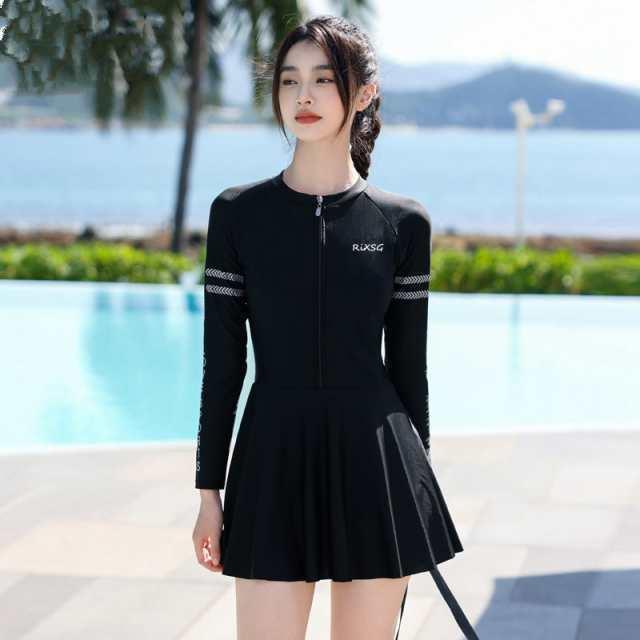 水着 レディース 体型カバー ワンピース ラッシュガード 長袖 女性 女性用 フィットネス水着 UVカット UV 大きいサイズ 女子 : KSMCヤフーショップ - 通販 - Yahoo!ショッピング