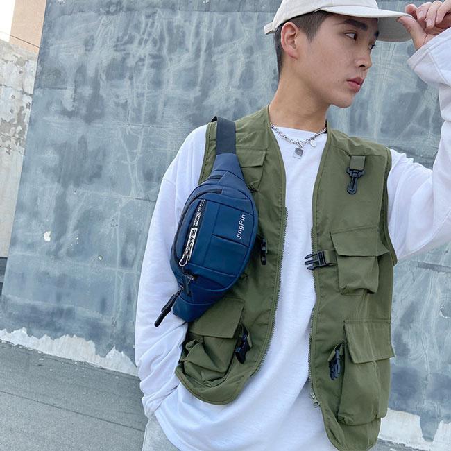 夏新作 ボディバッグ ウエストバッグ 肩掛け 斜め掛け 2way メンズ 男女兼用 カバン PU 機能性抜群 防水 撥水 小物入れ : KSMCヤフーショップ - 通販 - Yahoo!ショッピング