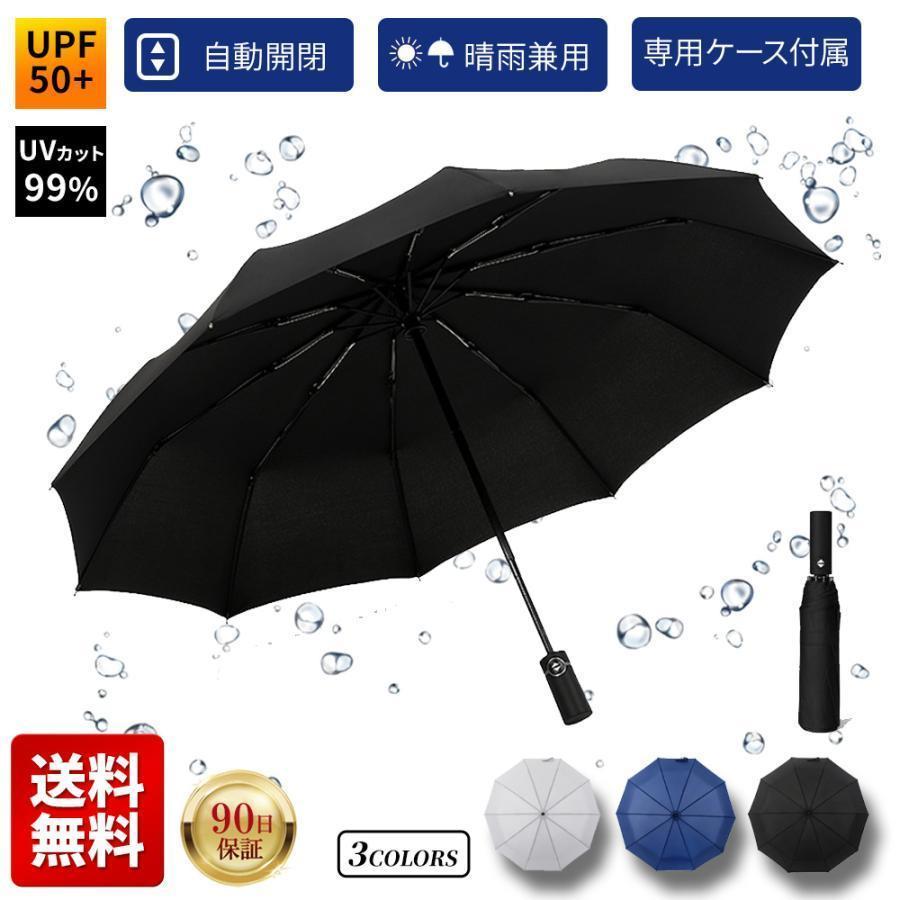 折りたたみ 傘 雨 大きい 軽量 折り畳み 自動開閉 10本骨 晴雨 兼用 UVカット 日傘 メンズ レディース :ffko-09141847:KSMCヤフーショップ - 通販 - Yahoo ...