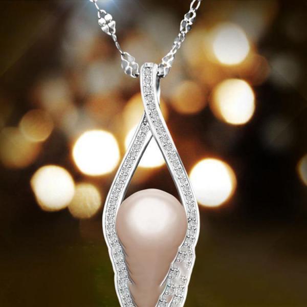 ネックレス レディース 一粒パール 真珠 超豪華40粒 雫 天然貝パール プラチナ仕上げ シルバー925 CZダイヤ 女性 母の日ギフト : KSMCヤフーショップ - 通販 - Yahoo ...