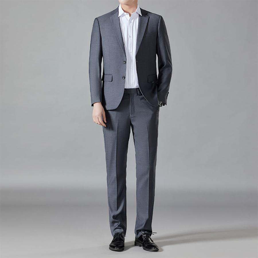 セットアップ 上下2点セット 上品 メンズ テーラードジャケット パンツ スーツ シンプル カジュアル おしゃれ ゆったり ビジネス 洗濯OK 春 秋 : kulala-090558 ...
