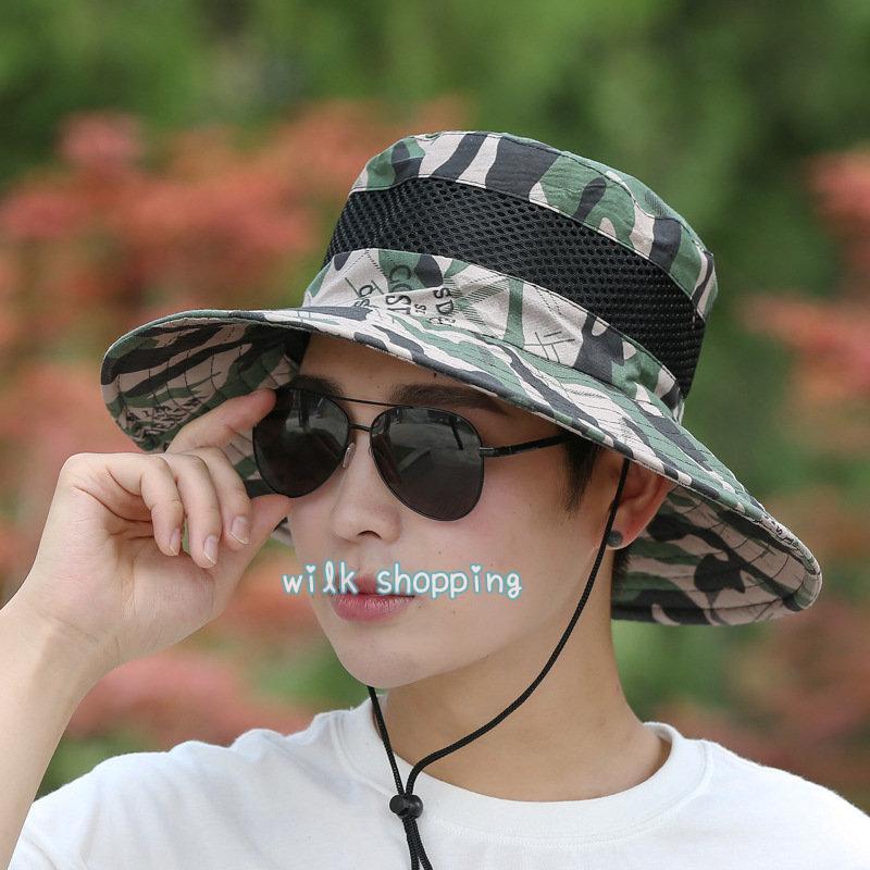 帽子 メンズ 大きいサイズ サファリハット 迷彩柄 登山 ツバ広 UVカット 釣り メッシュ 日よけ 紫外線対策 キャンプ アウトドア : KSMCヤフーショップ - 通販 - Yahoo ...